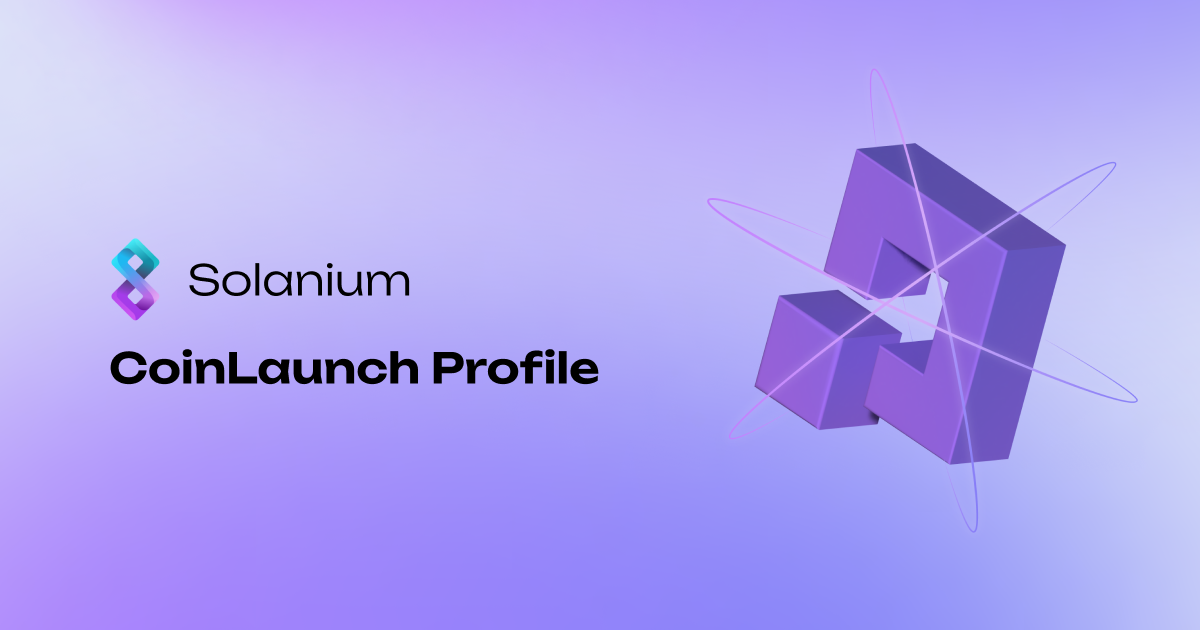 Solanium | Crypto Launchpads – Coinlaunch.space