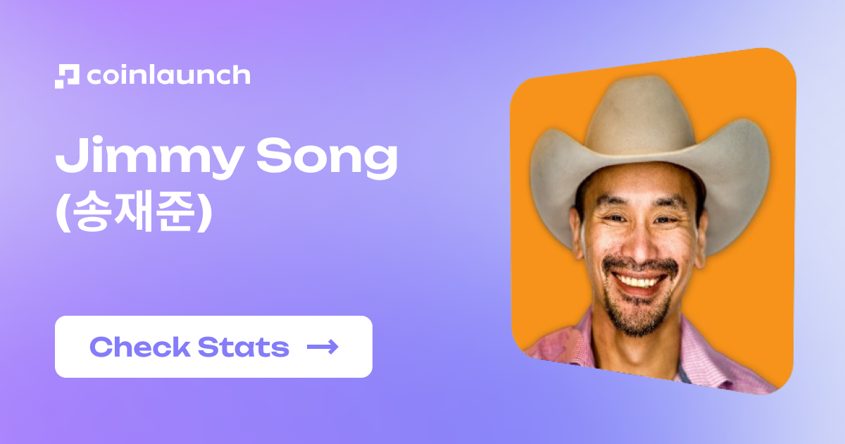 Jimmy Song (송재준): Statistics, Performance Overview & Supported Projects