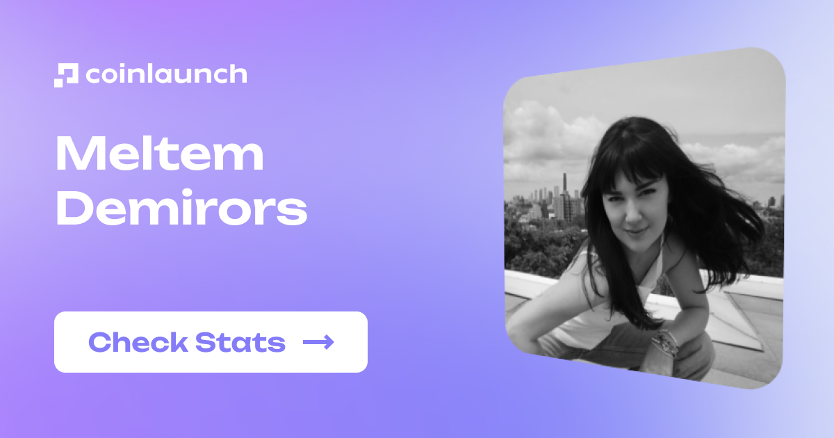 Meltem Demirors: Statistics, Performance Overview & Supported Projects