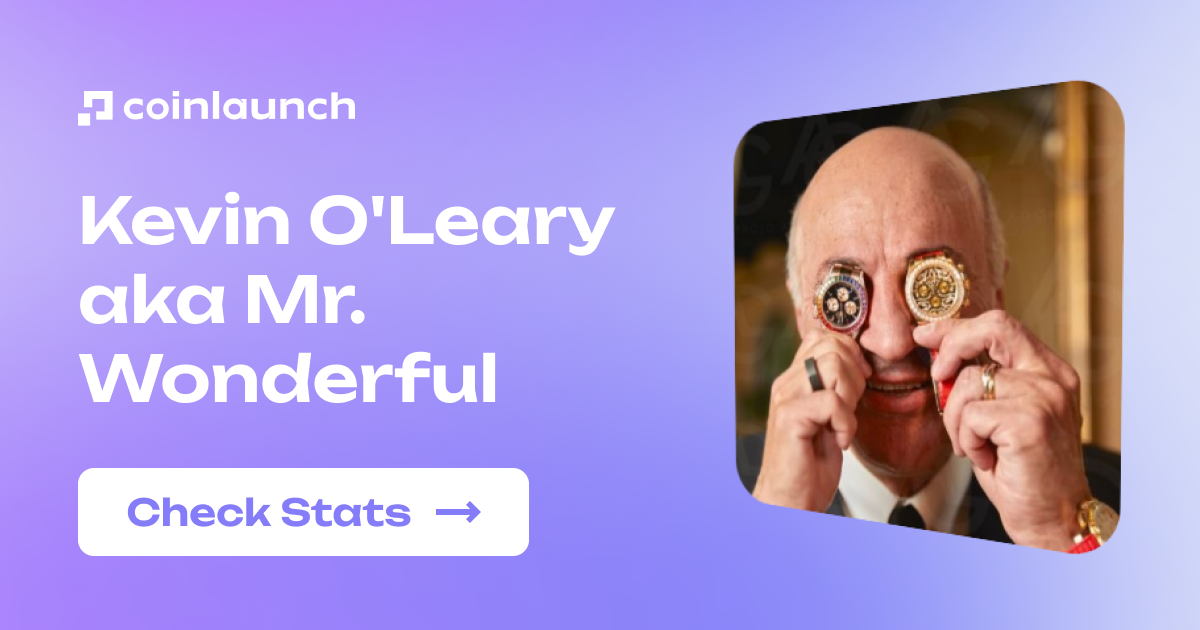 Kevin O'Leary: Statistics, Performance Overview & Supported Projects