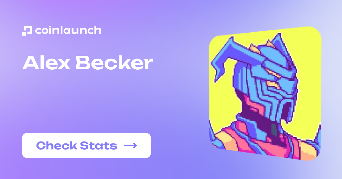 Alex Becker: Statistics, Performance Overview & Supported Projects