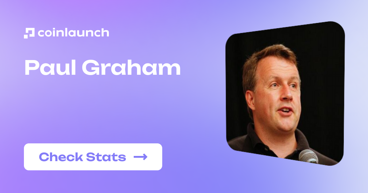 Paul Graham: Statistics, Performance Overview & Supported Projects