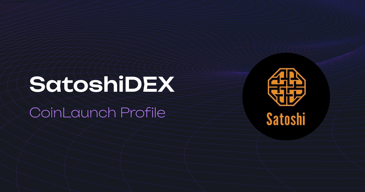 SatoshiDEX (SATX) Overview: Real-time Price, Live Chart, Market Cap & Airdrops | CoinLaunch