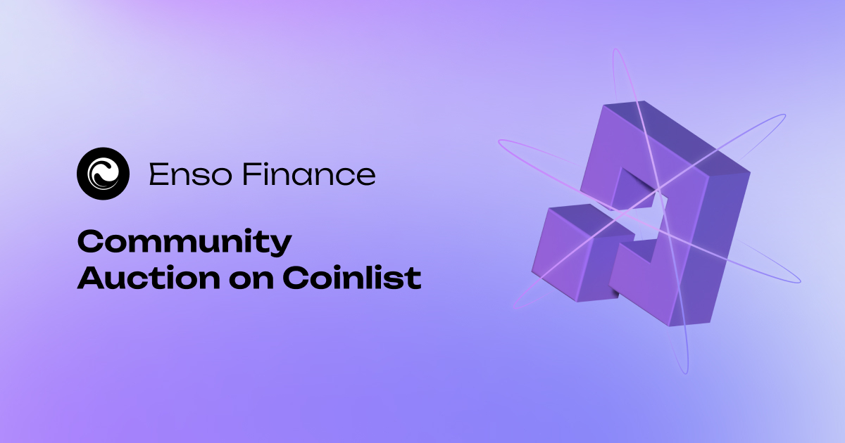 Enso Finance ($ENSO) Coinlist Community Auction | Info & Stats