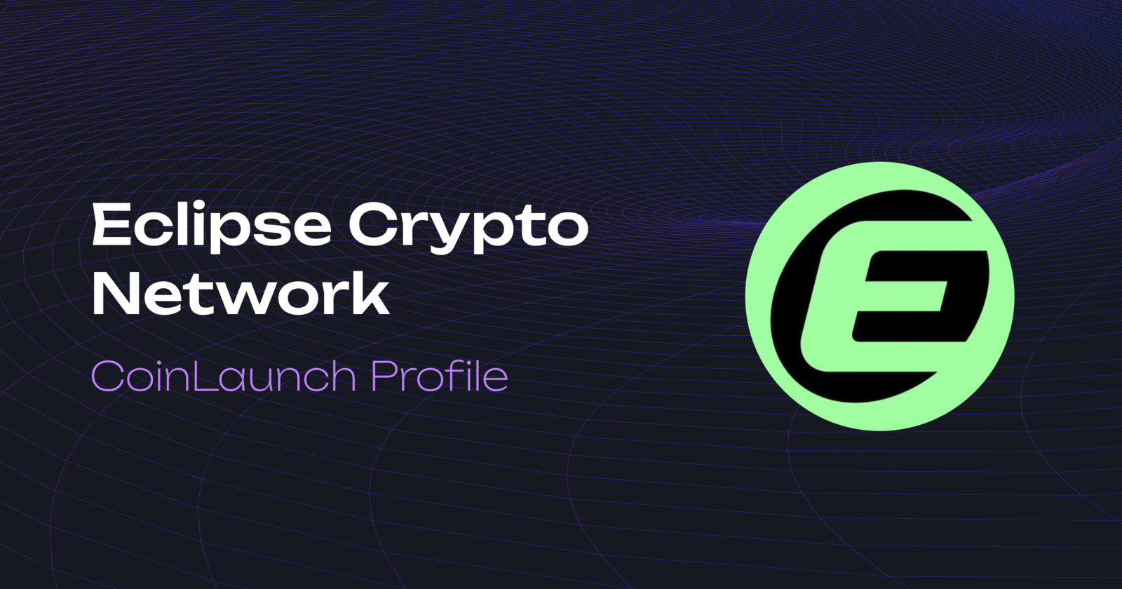 Eclipse Crypto Network (ES) Overview: Real-time Price, Live Chart, Market Cap & Airdrops ...